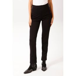 Aniston Casual Damen Aniston CASUAL Schlupfhose mit dekorativen Rei&szlig;verschluss-Taschen - NEUE KOLLEKTION schwarz 42, N-Gr