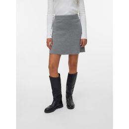V&eacute;ro Moda Vero Moda Damen Minirock &raquo;VMSABA NW SKATER SKIRT GA NOOS&laquo; grau M (38)