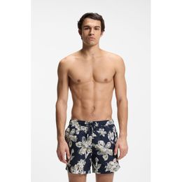 BOSS Herren BOSS Badeshorts &raquo;Discus&laquo; schnelltrocknend, moderner Allover-Print blau XL, N-Gr