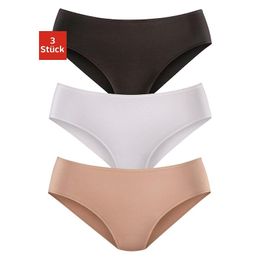 Lascana Damen Lascana Jazz-Pants Slips &raquo;aus hochwertiger Modal-Qualit&auml;t&laquo; 3er-Pack bunt 44/46