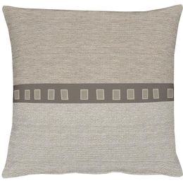 Apelt Dekokissen &raquo;Milano&laquo; Kissenh&uuml;lle mit F&uuml;llung, 1 St&uuml;ck braun Baumwolle, Kunstfaser, Polyester B/L: 35cm x 50cm, 1 Stk.