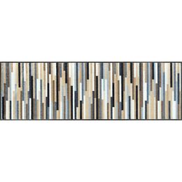 wash+dry by Kleen-Tex L&auml;ufer &raquo;Mikado Stripes&laquo; rechteckig 7 mm H&ouml;he Schmutzfangl&auml;ufer, modernes Streifen Design, rutschhemmend, waschbar beige 