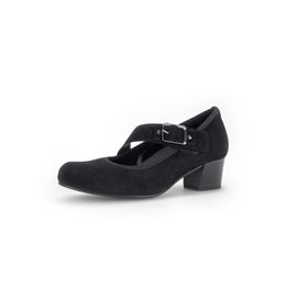 Gabor Damen Pumps Blockabsatz, Businessschuh, Spangenpumps, Komfortweite H (=sehr weit) 44