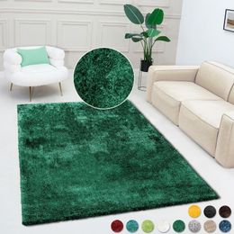 Bruno Banani Teppich &raquo;Dana Teppich, besonders weich und kuschelig, Kundenliebling&laquo; rechteckig 30 mm H&ouml;he uni, Mikrofaser Teppiche, Wohnzimmer, Schlafzimmer, 