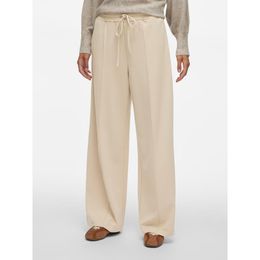 Vila Damen Schlupfhose &raquo;VICLUA HW WIDE PANTS-NOOS&laquo; Materialmix beige XL (42), N-Gr