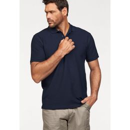 Fruit of the Loom Herren Fruit of the Loom Poloshirt Piqu&eacute;, unifarben blau XL (56/58)