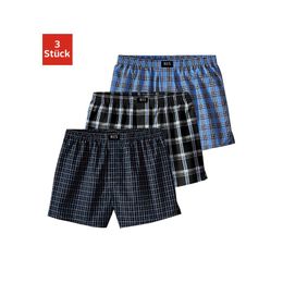 H.I.S. H.I.S Kinder Boxer &raquo;Boxershorts f&uuml;r Jungen&laquo; Packung, 3 Stk. in verschiedenen coolen Karos bunt 182, 3 Stk.