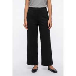comma, Comma Damen Schlupfhose &raquo;Scuba&laquo; mit Gummizug mit Stretch schwarz 36, N-Gr