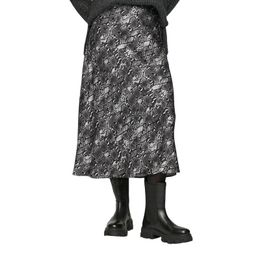 s.Oliver Damen s.Oliver Maxirock mit trendy Animal-Muster grau 36