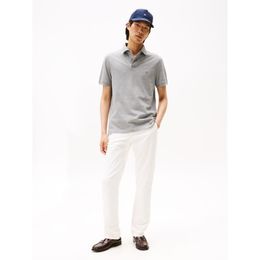 Tommy Hilfiger Herren Poloshirt &raquo;1985 REGULAR POLO mit Kontraststreifen und Knopfleiste&laquo; unifarben, sportlich, regular fit, Baumwollmix, Polokragen 