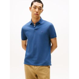 Tommy Hilfiger Herren Poloshirt &raquo;1985 REGULAR POLO mit Kontraststreifen und Knopfleiste&laquo; unifarben, sportlich, regular fit, Baumwollmix, Polokragen 