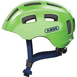Abus Kinderfahrradhelm &raquo;YOUN-I 2.0&laquo; gr&uuml;n M Kopfumfang: 52cm - 57cm Kinderfahrradhelm