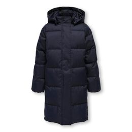 Kids Only M&auml;dchen KIDS Only Steppmantel &raquo;KOGIRENE PUFFER COAT OTW NOOS&laquo; mit seitlichen Druckkn&ouml;pfen blau 134