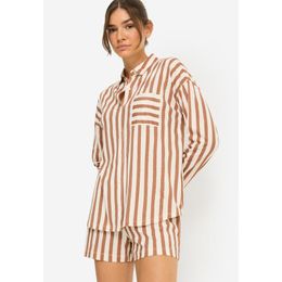 Lscn By Lascana Damen LSCN by LASCANA Shorty Set, 2 tlg. mit Streifendruck 48/50