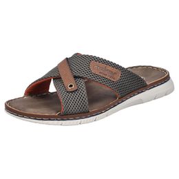 Rieker Herren Pantolette Sommerschuh, Hausschuh, Strandschuh zum Schlupfen gr&uuml;n 42