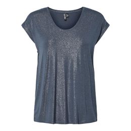 Pieces Damen Pieces Kurzarmshirt &raquo;PCALICE SS GLITTER TEE JRS NOOS BC&laquo; Viskosemischung, loose fit L