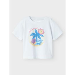 name it M&auml;dchen T-Shirt &raquo;NMFJASSA SS NREG TOP PB&laquo; wei&szlig; 92