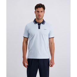 Pierre Cardin Herren Poloshirt &raquo;Poloshirt uni piquee kontrast&laquo; mit Kontrastfarbenen Details blau XXL