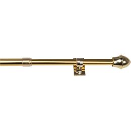 Garesa Scheibenstange &raquo;BAROCK&laquo; &Oslash; 13 mm 1 l&auml;ufig-l&auml;ufig ausziehbar Montage zum Schrauben oder klemmen, ausziehbar braun L: 55cm - 85cm &Oslash; 13mm, 1 l&auml;ufig