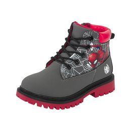 Disney Kinder Schn&uuml;rboots &raquo;SPIDERMAN&laquo; Winterschuhe, Winterboots, Schn&uuml;rstiefel, Winterstiefel grau 30