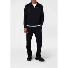 Champion Herren Trainingsanzug &raquo;Interlock Tracksuit&laquo; 2 tlg. mit Stehkragen, zweiteiliges Set, aus New Poly Interlock, gerader Saum schwarz M