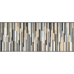 wash+dry by Kleen-Tex L&auml;ufer &raquo;Mikado Stripes&laquo; rechteckig 7 mm H&ouml;he Schmutzfangl&auml;ufer, modernes Streifen Design, rutschhemmend, waschbar beige 