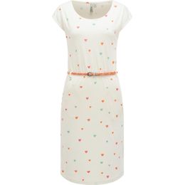 Ragwear Summer Dress 'Lilithe Youmodo' female size 44 Ivory / Light green / Dark orange / Pink
