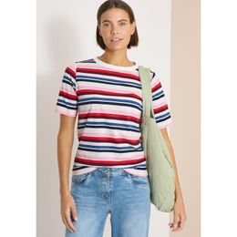 Cecil Damen T-Shirt mit Streifen Muster S (38)