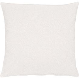 Apelt Dekokissen &raquo;7907 Uni Paisley&laquo; ohne F&uuml;llung wei&szlig; Obermaterial: 65% Polyester, 35% Viskose B/L: 40cm x 40cm, 1 Stk.