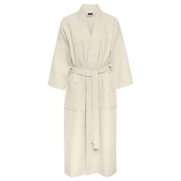 Vivance Dreams By Lascana Damen Vivance Dreams by Lascana Bademantel aus weichem Waffelpiqu&eacute; beige XL/44 (46)
