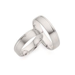 Phoenix Ph&ouml;nix Trauring &raquo;Schmuck Geschenk Silber 925 Trauring Ehering LIEBE versch. Varianten&laquo; Made in Germany - wahlweise mit oder ohne Brillanten silber 53,