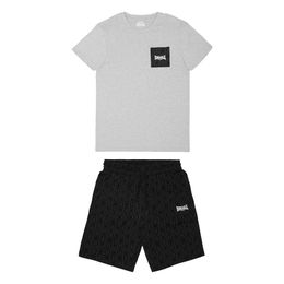 Lonsdale Jogginganzug 'Buston' Herren Gr&ouml;&szlig;e XXL graumeliert / schwarz