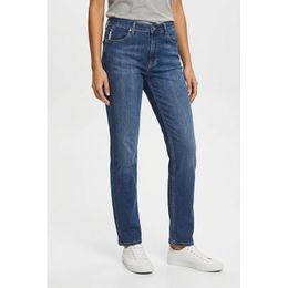 Marc O'Polo Marc O'polo Denim Damen Marc O'Polo DENIM Gerade Jeans Model Olina straight aus hochwertigem Baumwoll-Stretch blau 32, L&auml;nge 30
