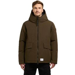 Khujo Herren Khujo Steppjacke &raquo;GERO&laquo; mit Kapuze aus Polyester und Baumwolle, mit Kapuze gr&uuml;n XXL (44)