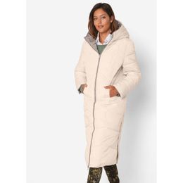 bonprix Damen bonprix Steppmantel zum Wenden, 2-Wege-Zipper, Seitenschlitze mit Rei&szlig;verschluss braun 40