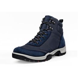 Ecco Damen Schn&uuml;rboots &raquo;Xpedition III&laquo; Outdoorschuh, Stiefelette mit wasserabweisender TEX-Membran blau 36