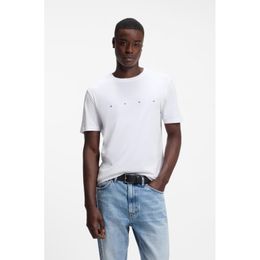Hugo Herren Hugo T-Shirt &raquo;Dorosi&laquo; Rundhalsausschnitt, Regular Fit, Logo-Schriftzug XL