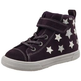 Lurchi M&auml;dchen Sneaker &raquo;Banja-TEX, Blinkschuh&laquo; Klettboots mit Blinkfunktion, Gr&ouml;&szlig;enschablone zum Download lila 28