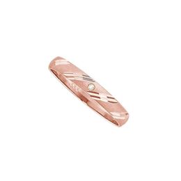 Firetti Unisex Trauring &raquo;Schmuck Geschenk Gold 375 Hochzeit Ehering "LIEBE"&laquo; Made in Germany, wahlweise mit oder ohne Brillant rosa 23, 0,01 SI = 