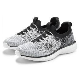 Lascana Damen Lascana Sneaker &raquo;Slipper, Halbschuh, Turnschuhe, Slip-On-Sneaker,&laquo; bequem zum Reinschl&uuml;pfen mit elastischen Schn&uuml;rb&auml;ndern Unisex VEGAN 