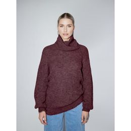 Leger Damen LeGer Strickpullover &raquo;Juna, LeGer by Lena Gercke&laquo; Loose fit mit Rundhalsausschnitt rot 36