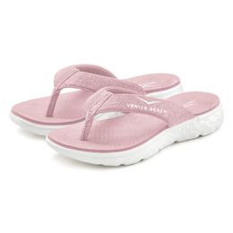 Venice Beach Damen Badezehentrenner &raquo;Sandale, Badeschuh, Sommerschuhe, Badelatsche, Flip Flop, Badeschlappe&laquo; Zehentrenner mit wasserabweisender und 