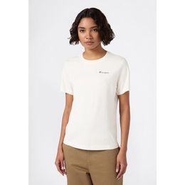Champion Damen T-Shirt mit Rundhalsausschnitt, Kurzarm, sportlicher Stil, aus Baumwolle M (40)