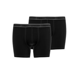 Tom Tailor Herren Tom Tailor Lange Unterhose &raquo;Vancouver&laquo; bequem, eng, elastisch, basic, Logobund schwarz 4 (S)