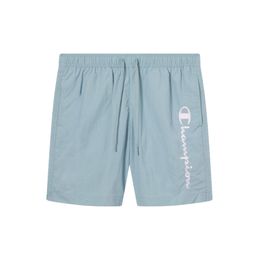 Champion Badeshorts Herren Gr&ouml;&szlig;e M hellblau / wei&szlig;