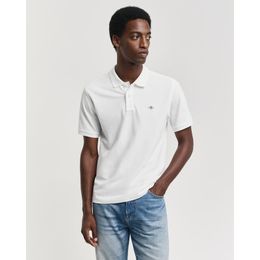 Gant Herren Poloshirt &raquo;REG EMB ARCHIVE SHIELD POLO&laquo; Mit Schlitzen an der Seite wei&szlig; 3XL