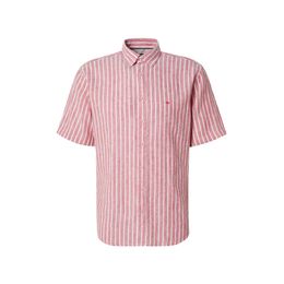 Fynch-Hatton Button Up Shirt male size XXXL mottled red / White