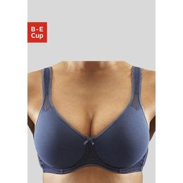 PETITE FLEUR BY LASCANA T-Shirt-BH blau Gr. 100C. Mit B&uuml;gel. Nachhaltig.