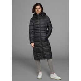 Kangaroos Damen Kangaroos Steppmantel mit abnehmbarer Kapuze schwarz 32