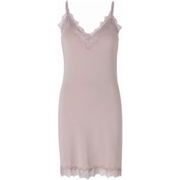 rosemunde Damen rosemunde Unterkleid &raquo;Billie Strap Dress&laquo; Ohne Taschen mit Spitze, V-Ausschnitt, verstellbare Tr&auml;ger, elegant, Polyestermix rosa 46, N